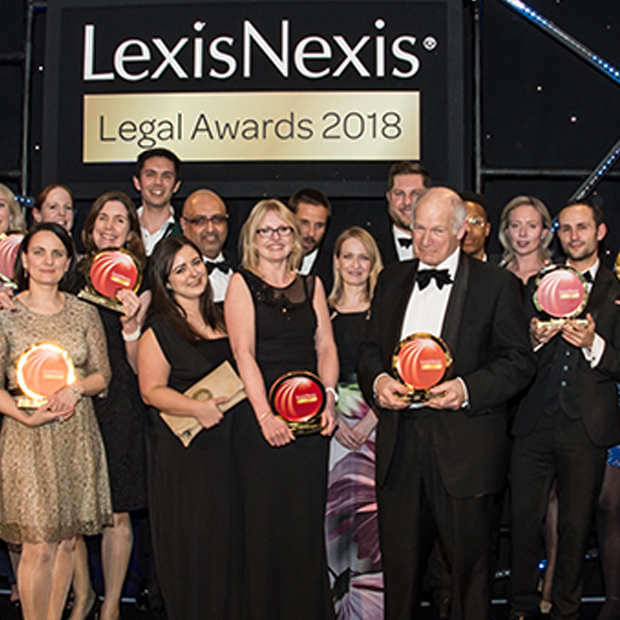 Gold Plated Branded Trophies for LexisNexis Legal Awards By EFX