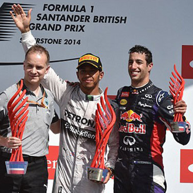 Plastic British Grand Prix Trophy Lets the Side Down - EFX