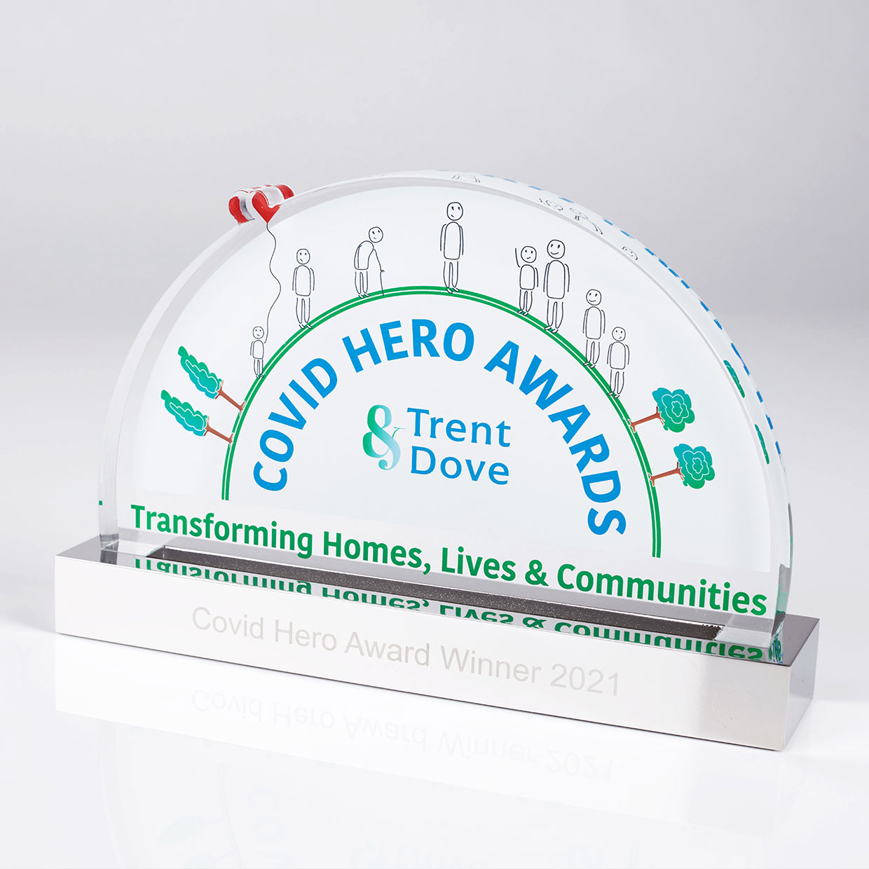 Covid Hero Awards | Sustainably Made | Visit EFX Awards & Trophies