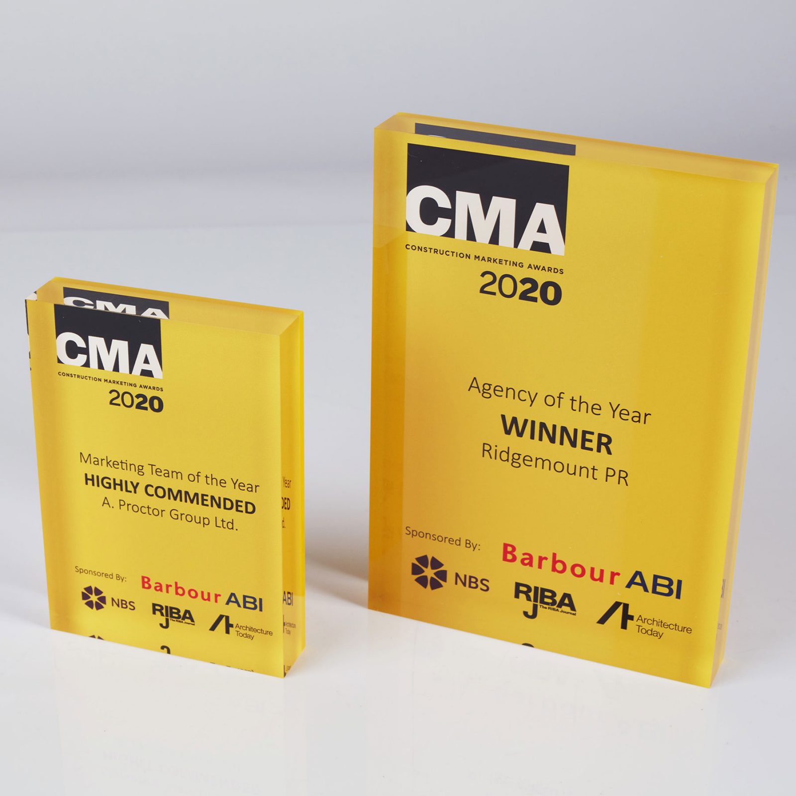 Rectangular Layered Acrylic Award - EFX