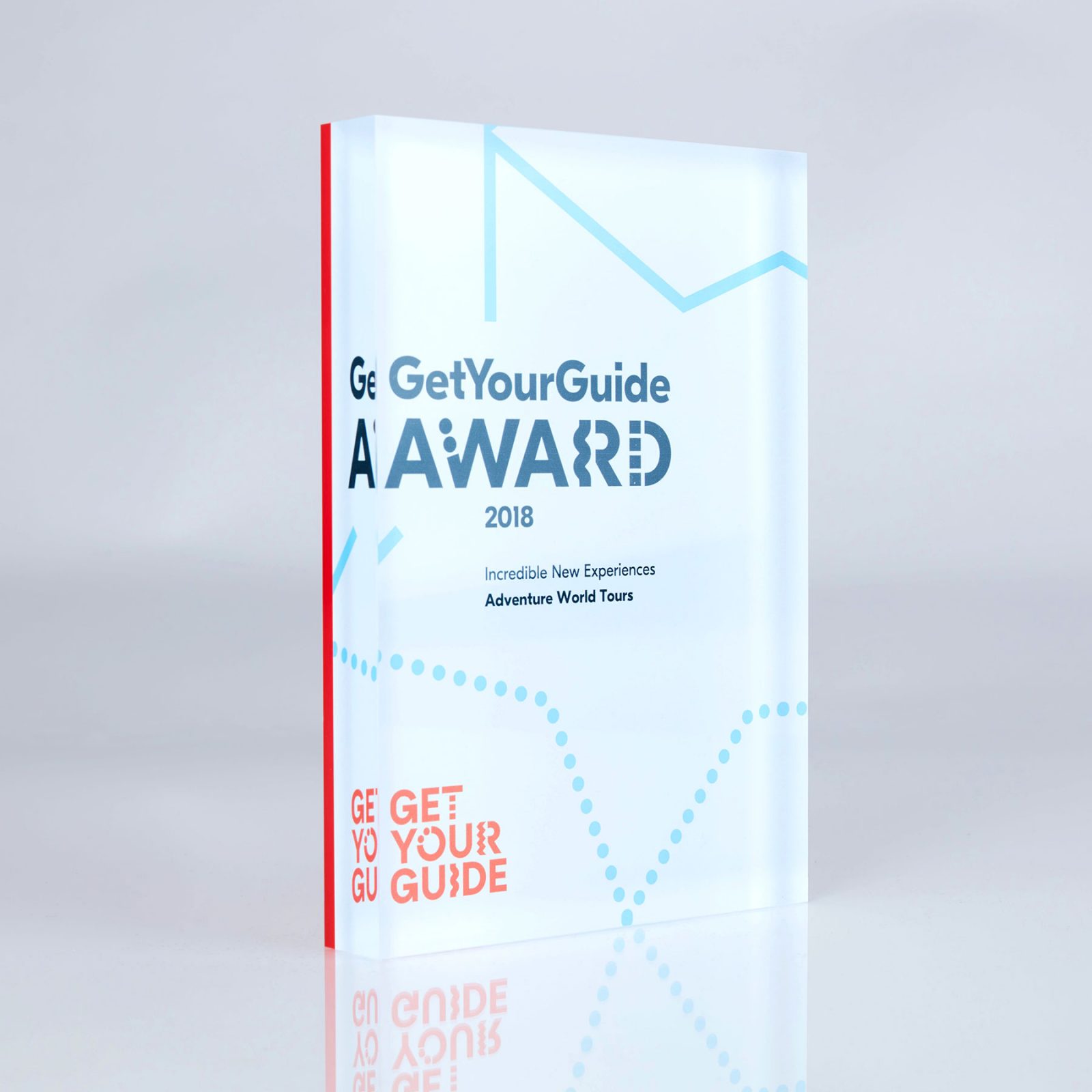 Rectangular Layered Acrylic Award - EFX