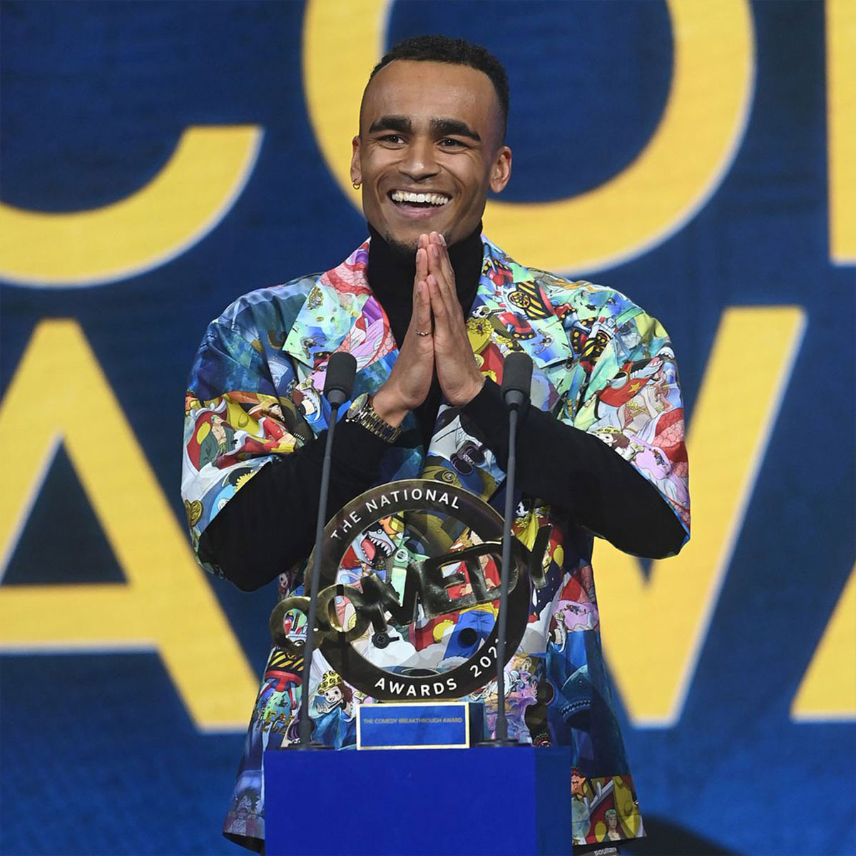 Special EFX Design 24ct Gold Plated British Comedy Awards