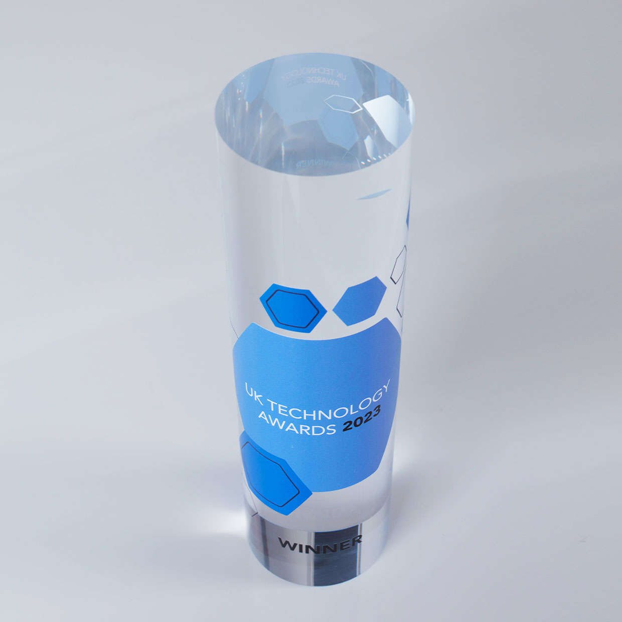 Cylinder Acrylic Trophy - EFX